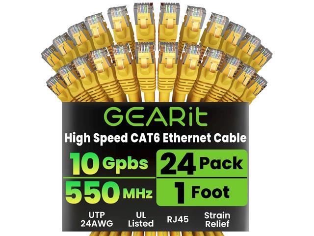 Click here for GEARit Cat 6 Ethernet Cable (24-Pack 1 Foot) Cat6... prices