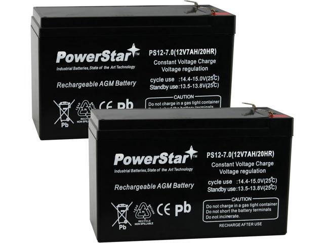 Click here for PowerStar 2 Pack - 12V 7AH Battery Replacement for... prices