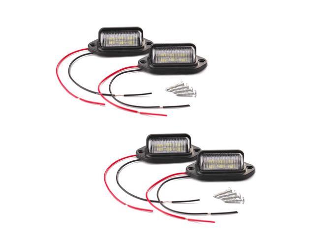 Click here for _Mega Brand 4PCS 12V LED Exterior License Plate Ta... prices