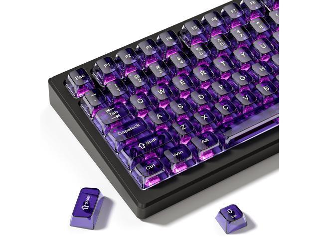 Click here for Womier Purple Clear keycaps Transparent keycaps 60... prices