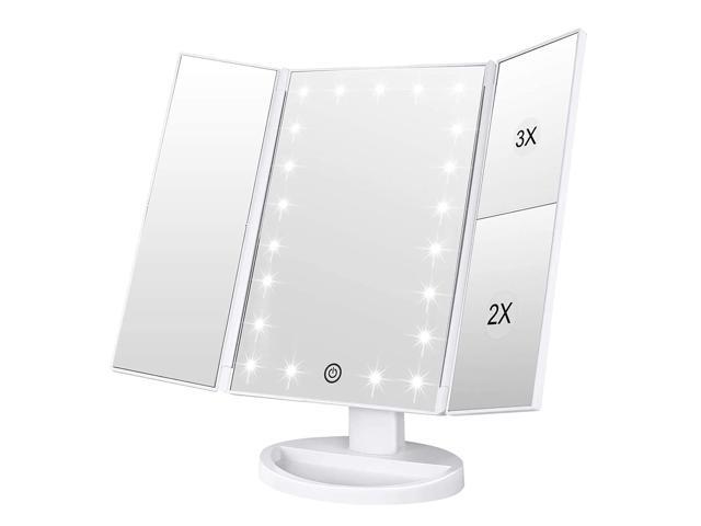 Click here for _Mega Brand Makeup Mirror with 21 LED Lights Two P... prices