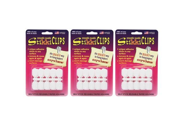 Click here for StikkiWorks StikkiCLIPS Adhesive Clips  White  30... prices