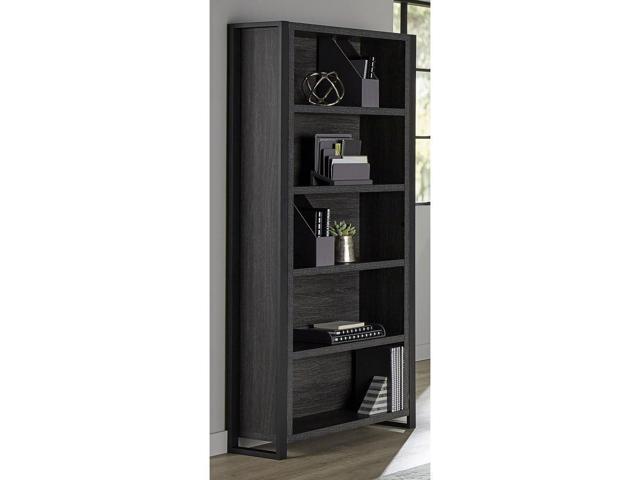 Click here for Realspace DeJori 70H 5-Shelf Bookcase  Charcoal prices