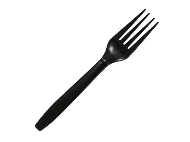 Click here for Highmark Full-Sized Plastic Forks  Black  Box Of 1... prices