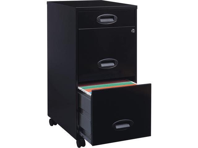 Click here for Lorell LYS SOHO 18 3-Drawer File Cabinet  Black prices