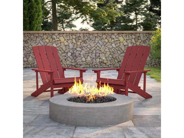 Click here for FLASH FURNITURE 2-JJ-C14501-RED-GG Red Poly Resin... prices