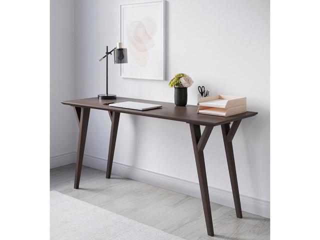 Click here for Realspace Trezza 60W Writing Desk  Warm Walnut prices