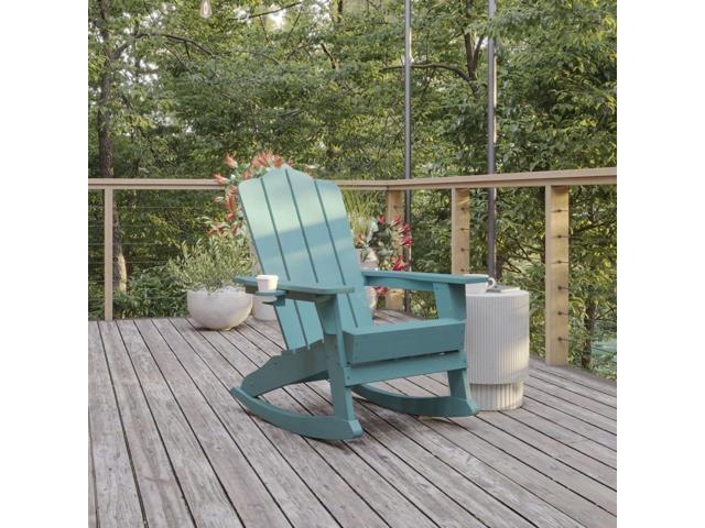 Click here for Flash Furniture Newport Adirondack Rocking Chair w... prices