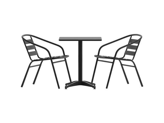 Click here for Flash Furniture Lila 3 Piece Patio Set  23.5 Black... prices