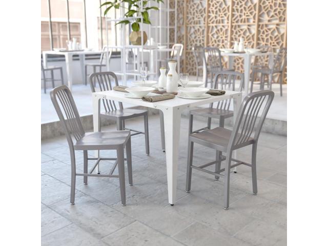 Click here for Flash Furniture Colorful Restaurant Chair Silver 2... prices