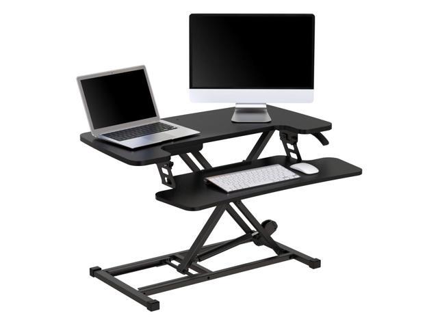 Click here for Realspace P10 Pneumatic Standing Desk Riser Conver... prices