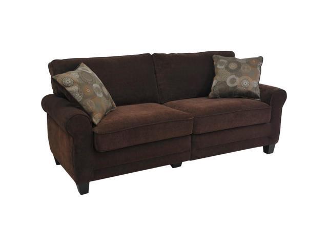 Click here for Serta Copenhagen 73 Rolled Arm Sofa  Easy Care Pol... prices