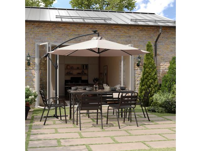 Click here for Flash Furniture Sedona Round Solar Cantilever Umbr... prices