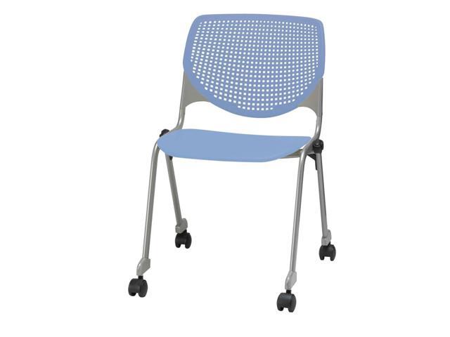 Click here for KFI Seating KOOL Poly Stack Chair with Casters  Pe... prices