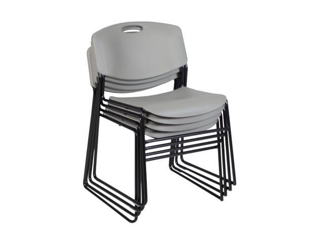 Click here for Regency Zeng Stack Chair (4 Pack)  Grey prices
