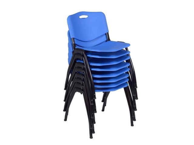 Click here for Regency M Stack Chair (Set of 8)  Blue prices
