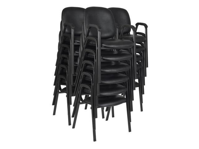 Click here for Regency Ace Vinyl Stack Chair (Set of 18)  Black prices