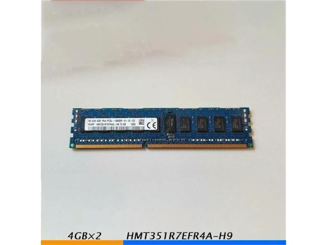 Click here for 2PCS HMT351R7EFR4A-H9 4G PC3L-10600R 1RX4 ECC REG... prices