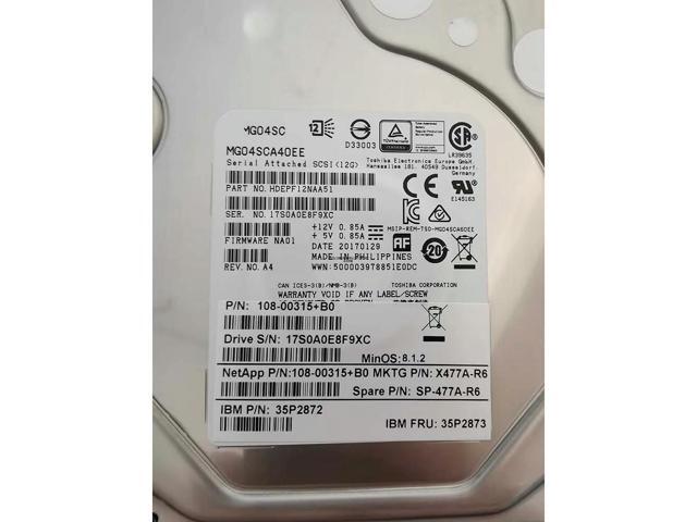 Click here for 4TB For NetApp Server Hard Disk X477A-R6 SP-477A-R... prices