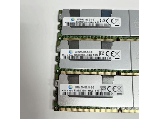 Click here for 1 Pcs For 64GB 8RX4 PC3L-10600L M386B8G70DE0-YH9 1... prices