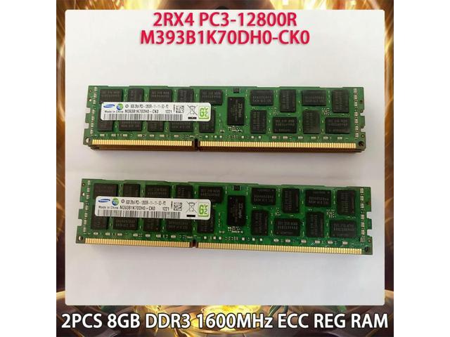 Click here for 2 PCS 8GB DDR3 1600MHz ECC REG RAM For Server Memo... prices