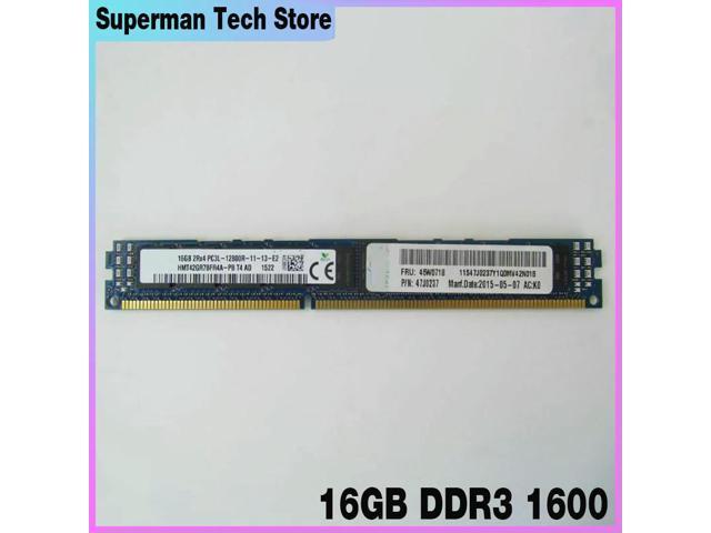 Click here for For RAM 46W0718 46W0716 47J0237 PC3L-12800R VLP Se... prices