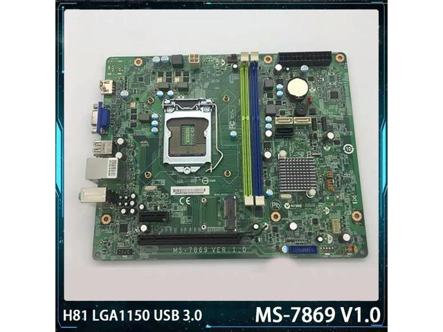 Click here for For MS-7869 V1.0 H81 LGA1150 USB 3.0 Motherboard A... prices