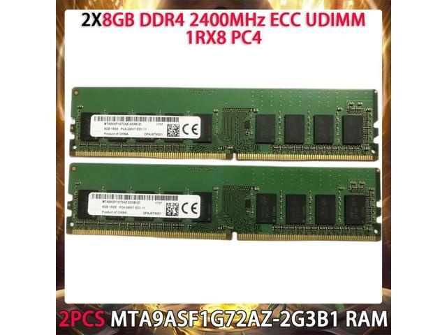 Click here for 2PCS RAM For MT 8GB DDR4 2400MHz ECC UDIMM 1RX8 PC... prices