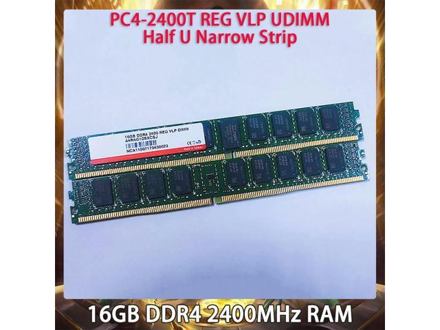 Click here for RAM 16GB DDR4 2400MHz PC4-2400T REG VLP UDIMM Half... prices