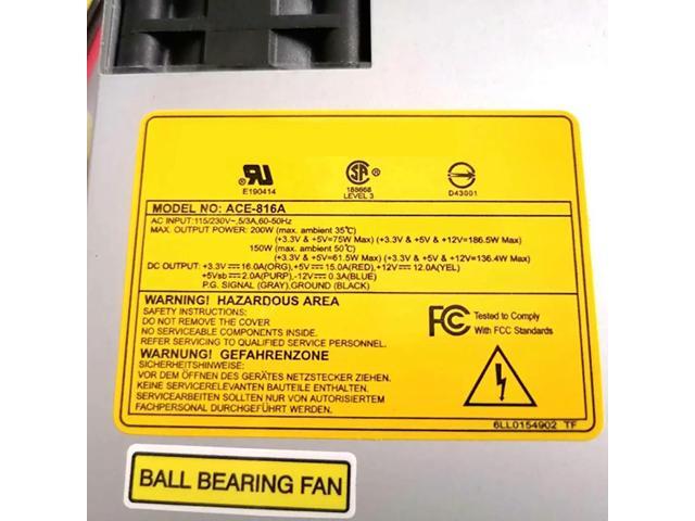 Click here for Industrial Power Supply For IEI ACE-816A 1U 200W A... prices