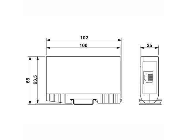 Click here for DT-LAN-CAT.6+ Attachment Plug For Phoenix DIN Rail... prices