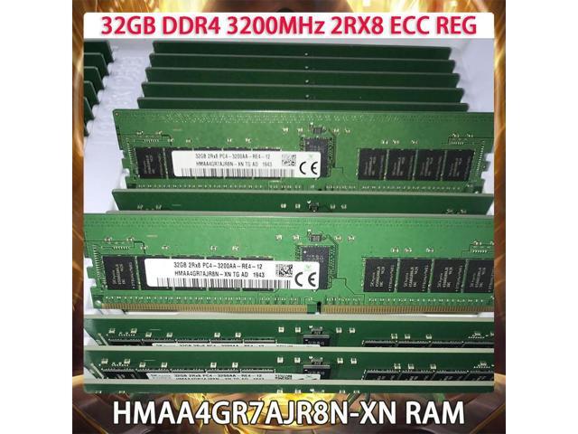 Click here for 1PCS 32GB DDR4 3200MHz 2RX8 ECC REG HMAA4GR7AJR8N-... prices