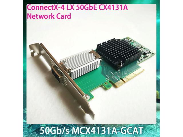 Click here for 50Gb/s MCX4131A-GCAT For Mellanox ConnectX-4 LX 50... prices
