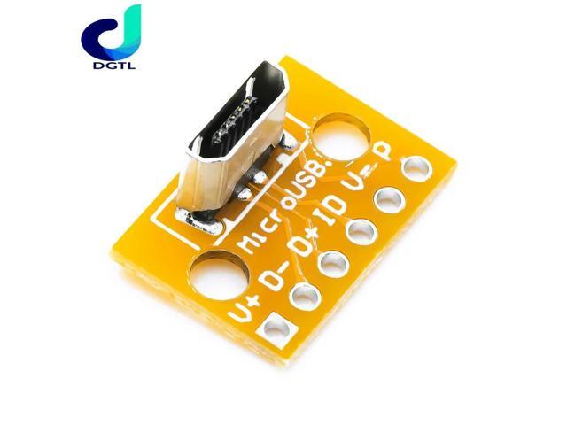 Click here for Vertical MiCroUSB female PCB welding adapter weldi... prices