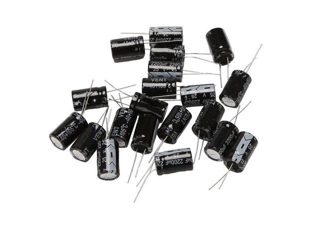 Click here for 60 Pcs 13X21mm 2200Uf 25V Radial Aluminum Electrol... prices