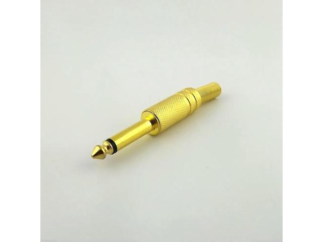 Click here for 1pc 6.35mm 1/4 Mono TS Male Plug l Audio Cable Sol... prices