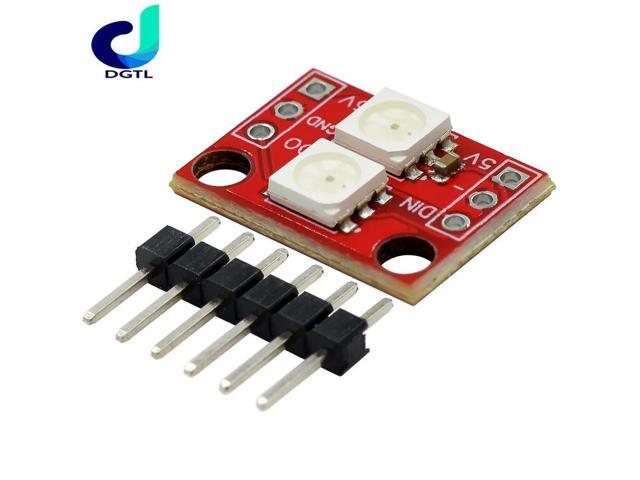 Click here for 2-bit WS2812 5050 RGB LED Full-color lamp module S... prices