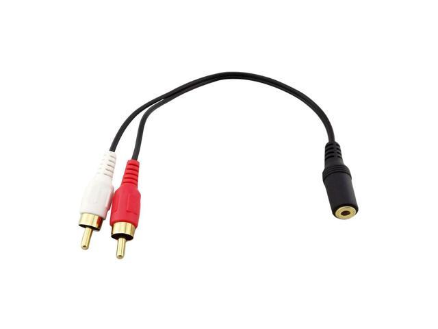 Click here for 1pc Gold 3.5mm 1/8 Stereo Female Mini Jack To 2 Ma... prices