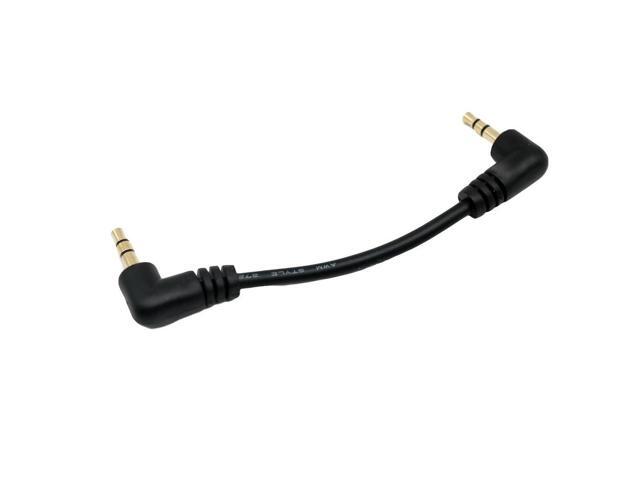 Click here for Short 10cm Gold Plated 90 Degree 3.5mm Male Right... prices
