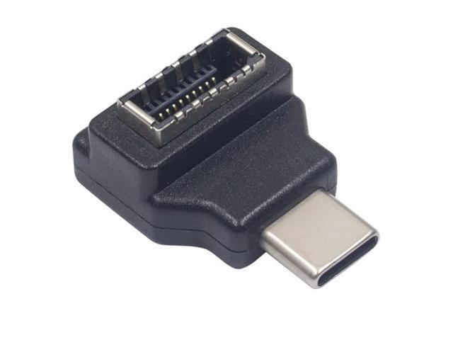 Click here for 90 Degree Angle USB 3.1 C Male to Type E Female Fr... prices