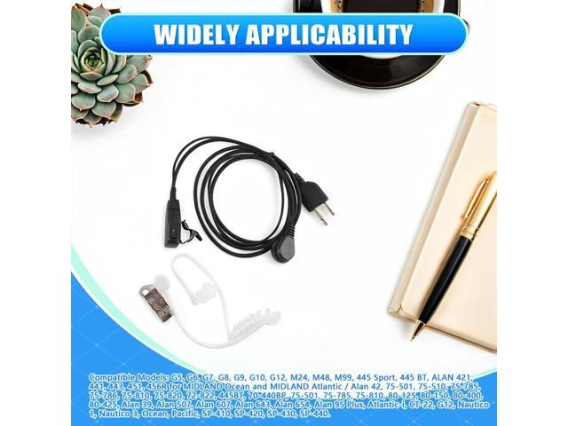 Click here for Air sound tube earphone microphone for Midland wal... prices