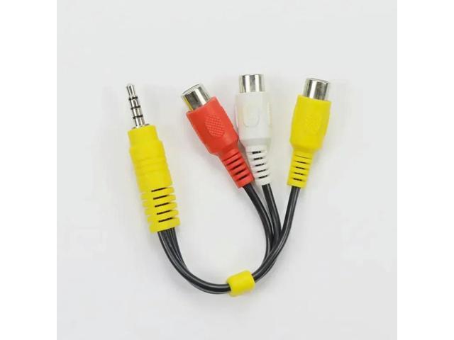 Click here for 3.5mm 28cm Audio Cable Jack Plug To 3 RCA Plugs Ma... prices