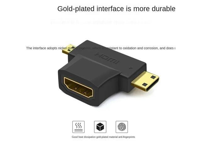 Click here for Mini/Micro/HDMI-compatible 2 In 1 Adapter Male ToF... prices