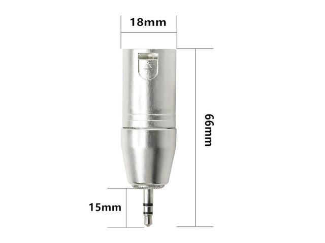 Click here for 3.5mm Male To XLR 3PIN Male Adapter prices
