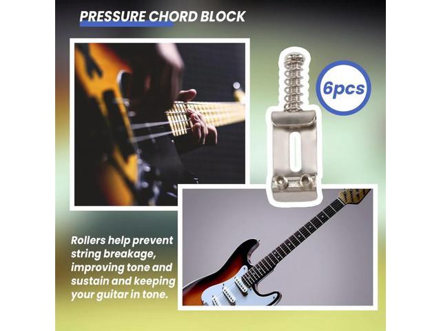 Click here for Set of 6 Replacement Chrome Tremolo Bridge Saddles... prices