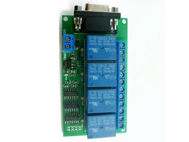 Click here for DC 12V 4 Channel RS232 Relay Board PC USB DB9 Inte... prices