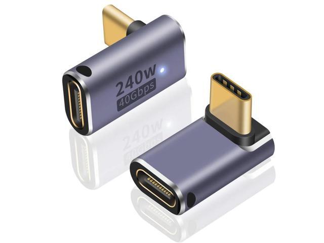 Click here for 2pcs 240W USB 4 C 90 Degree Adapter Up Down Angle... prices