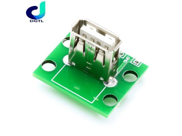 Click here for Vertical USB female with PCB board USB2.0 female h... prices