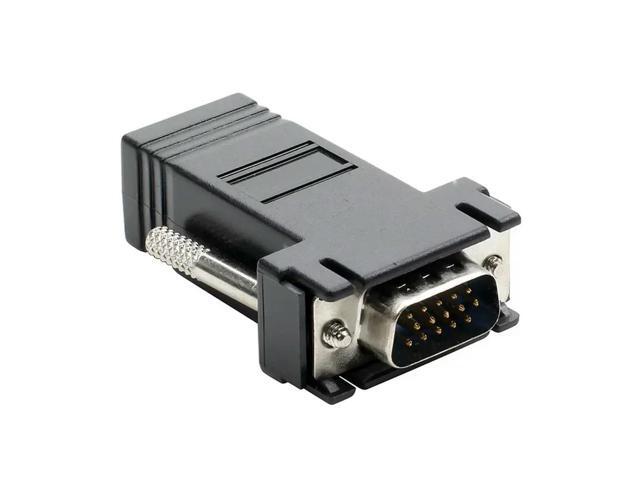 Click here for 10PCS/LOT VGA to RJ45 Adapter  Male to LAN CAT5 CA... prices