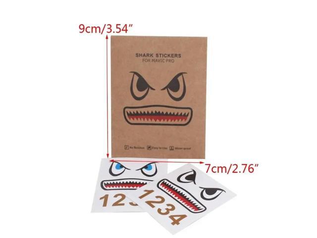 Click here for 1 Set Sticker Decals Skin Protective Shark Adhesiv... prices